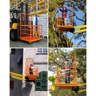 LumiParty Forklift Safety Cage Work Platform, 43" x 45" Heavy-Duty 2 ...