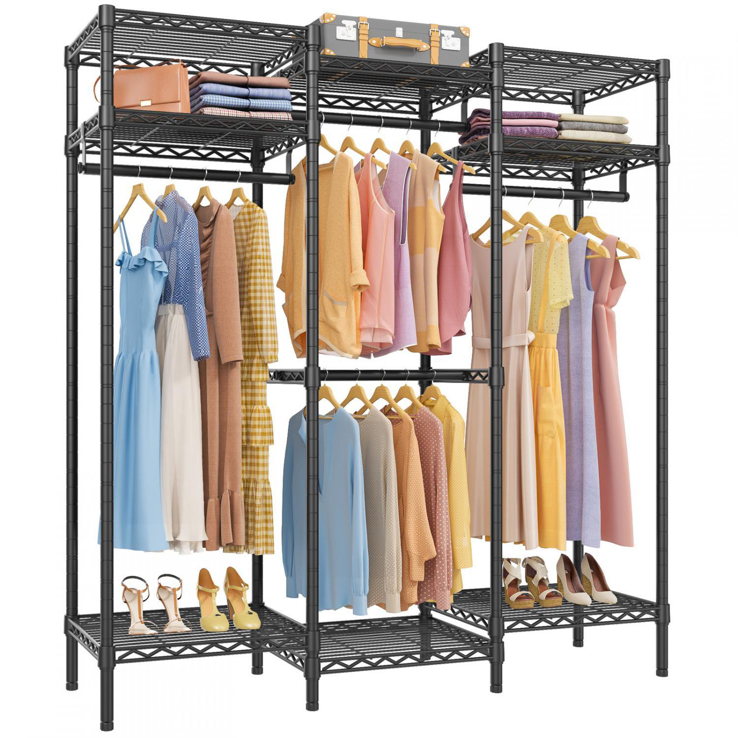 VIPEK 56.7" W Clothes Racks & Garment Racks | Wayfair