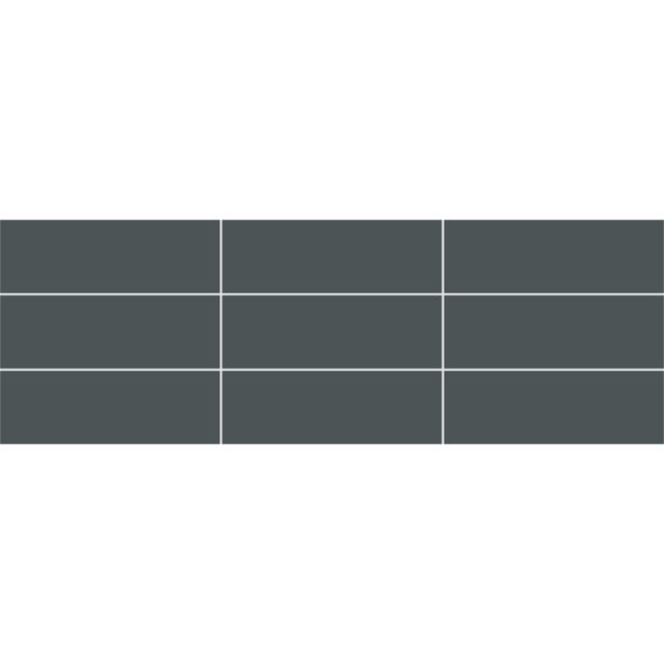 Itona Tile Color Wheel Linear 4" x 12" Ceramic Wall Tile (28 PC per ...