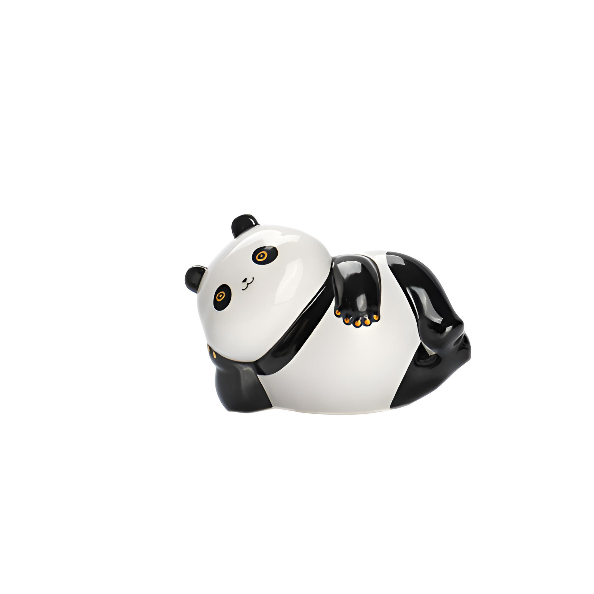 Red Barrel Studio® "Adorable Porcelain Panda Statue – Elegant Oriental ...
