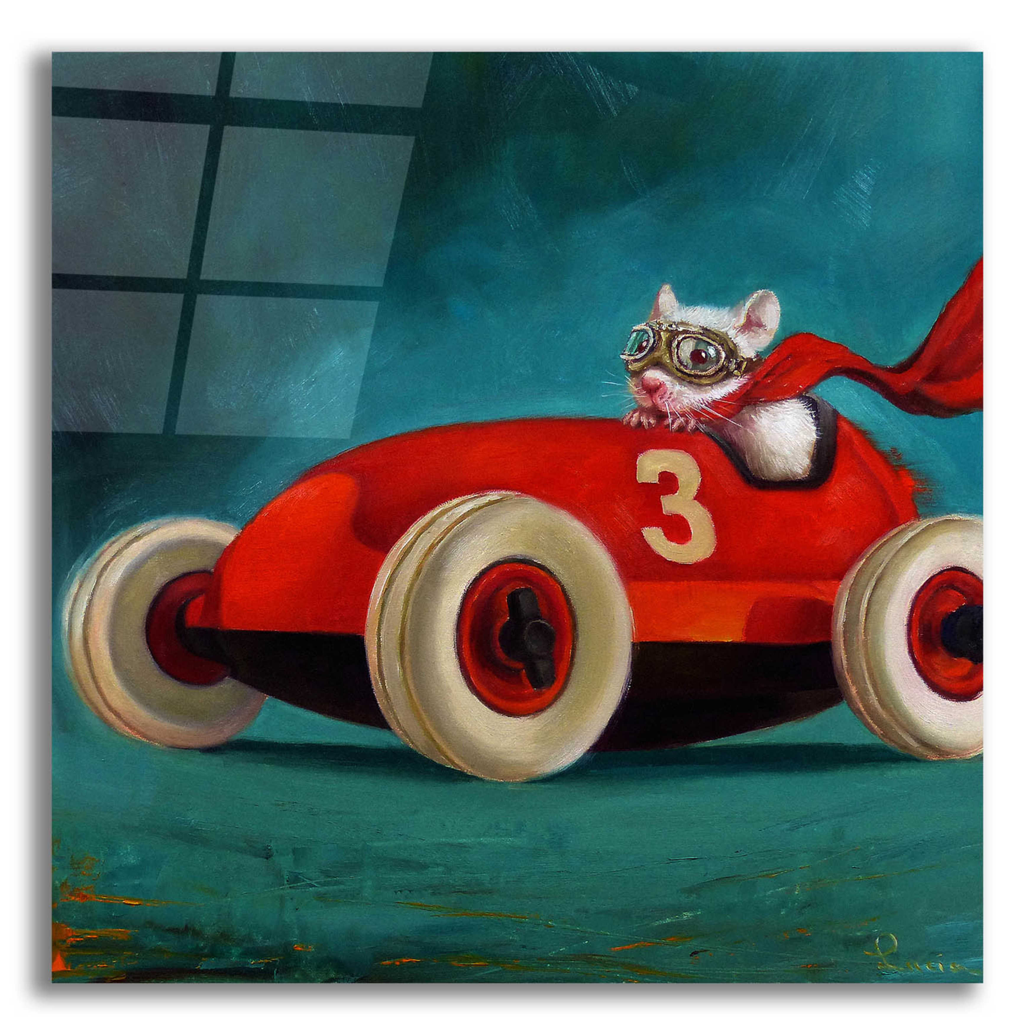 Trinx Epic Art 'Speed Racer' Speed Racer by Lucia Heffernan - Unframed ...