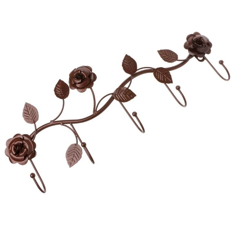 Red Barrel Studio® 5 - Hook over the Door Wall Hook in Brown | Wayfair