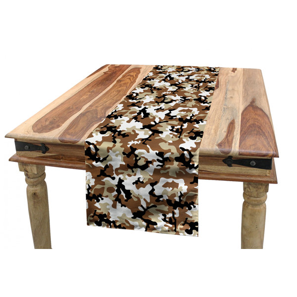 East Urban Home Camouflage Table Runner | Wayfair