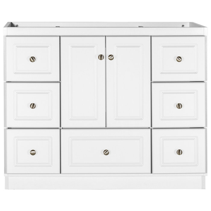 Strasser Woodenworks Simplicity 42" Single Bathroom Vanity Base ...