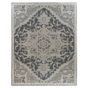 Nautica Geometric Shag Gray/Navy Area Rug & Reviews | Wayfair