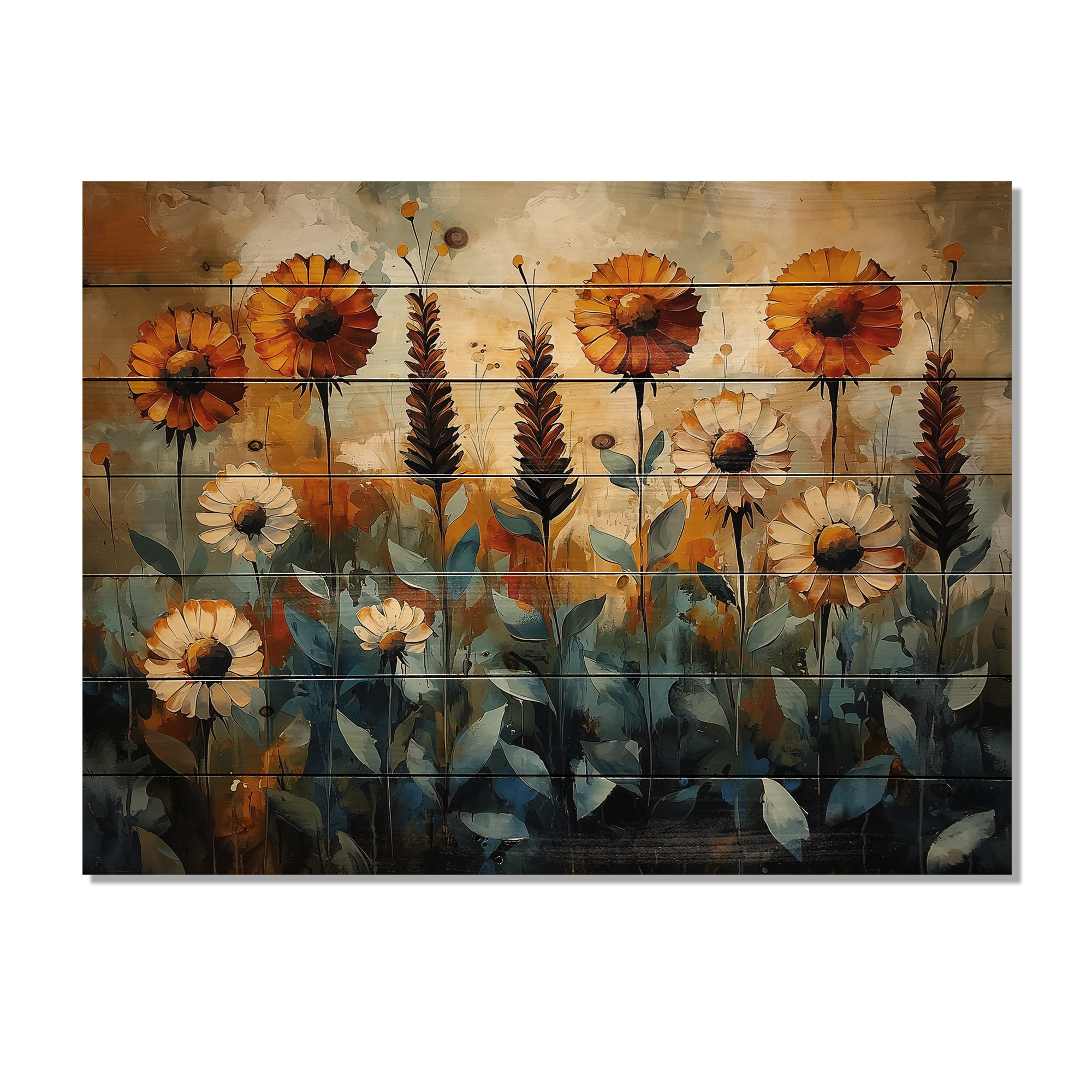 Ophelia & Co. Dreamy Autumn Field Of Trestle Flowers - Thistle Wood ...