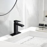 Wovier Single Hole Faucet Single-handle Bathroom Faucet with Drain ...