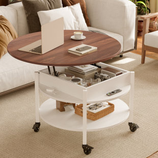 Casters Coffee Tables & Wheels You'll Love | Wayfair