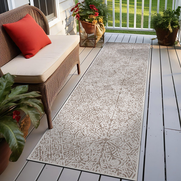 Langley Street Samantha Reversible Geometric Beige/Ivory Indoor ...