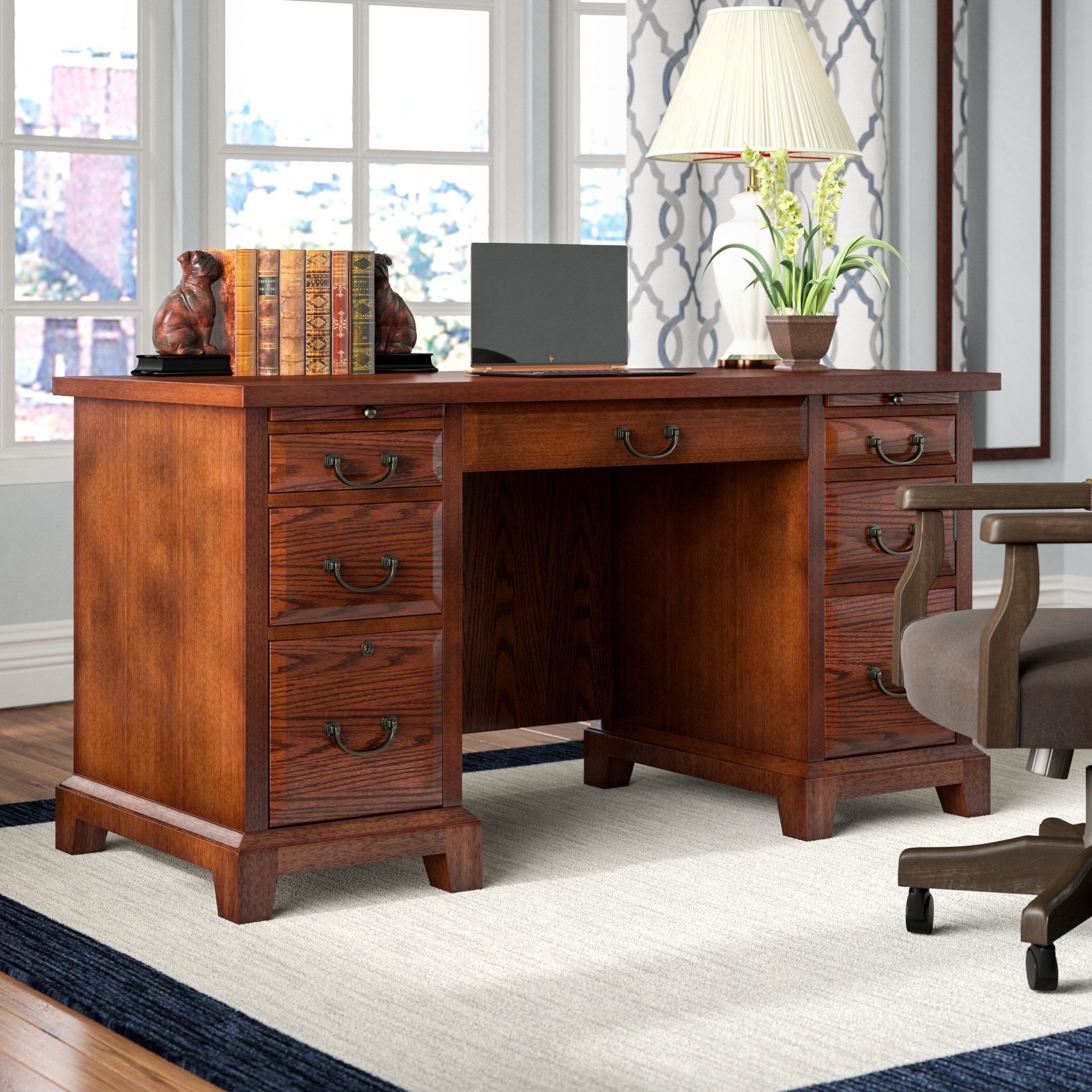 Darby Home Co Kunkle Executive Desk & Reviews - Wayfair Canada