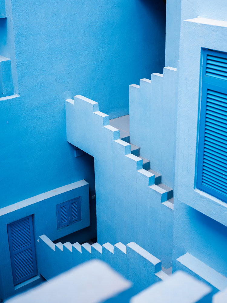 Brayden Studio La Muralla Roja Blue | Wayfair.co.uk