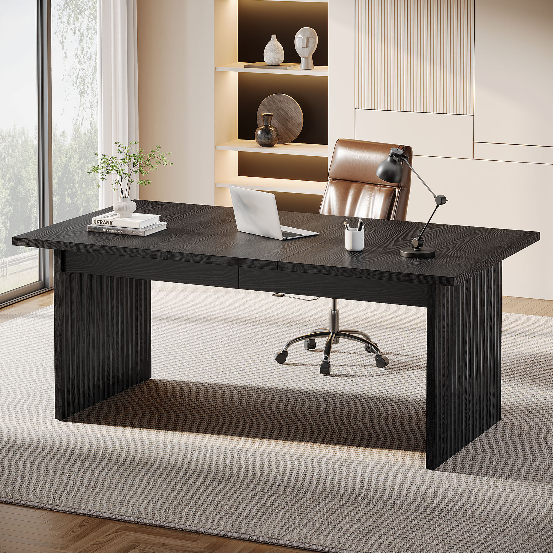 Ebern Designs 63" Large Modern Executive Desk - Wayfair Canada