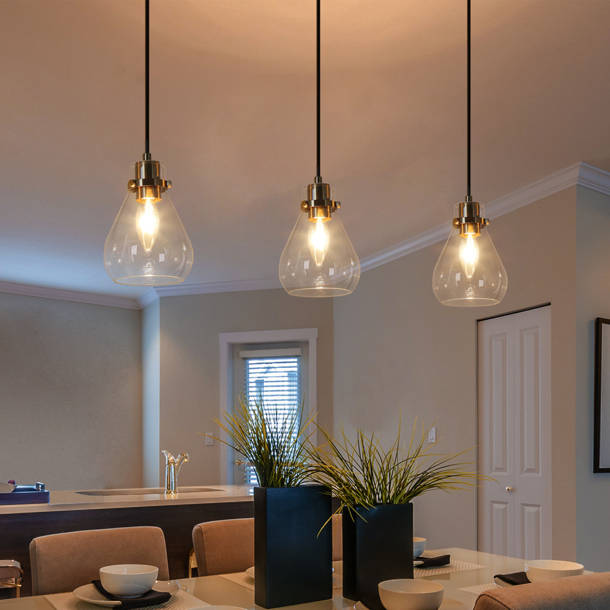 Breakwater Bay Concow 3 - Light Matte Black Kitchen Island Pendant ...