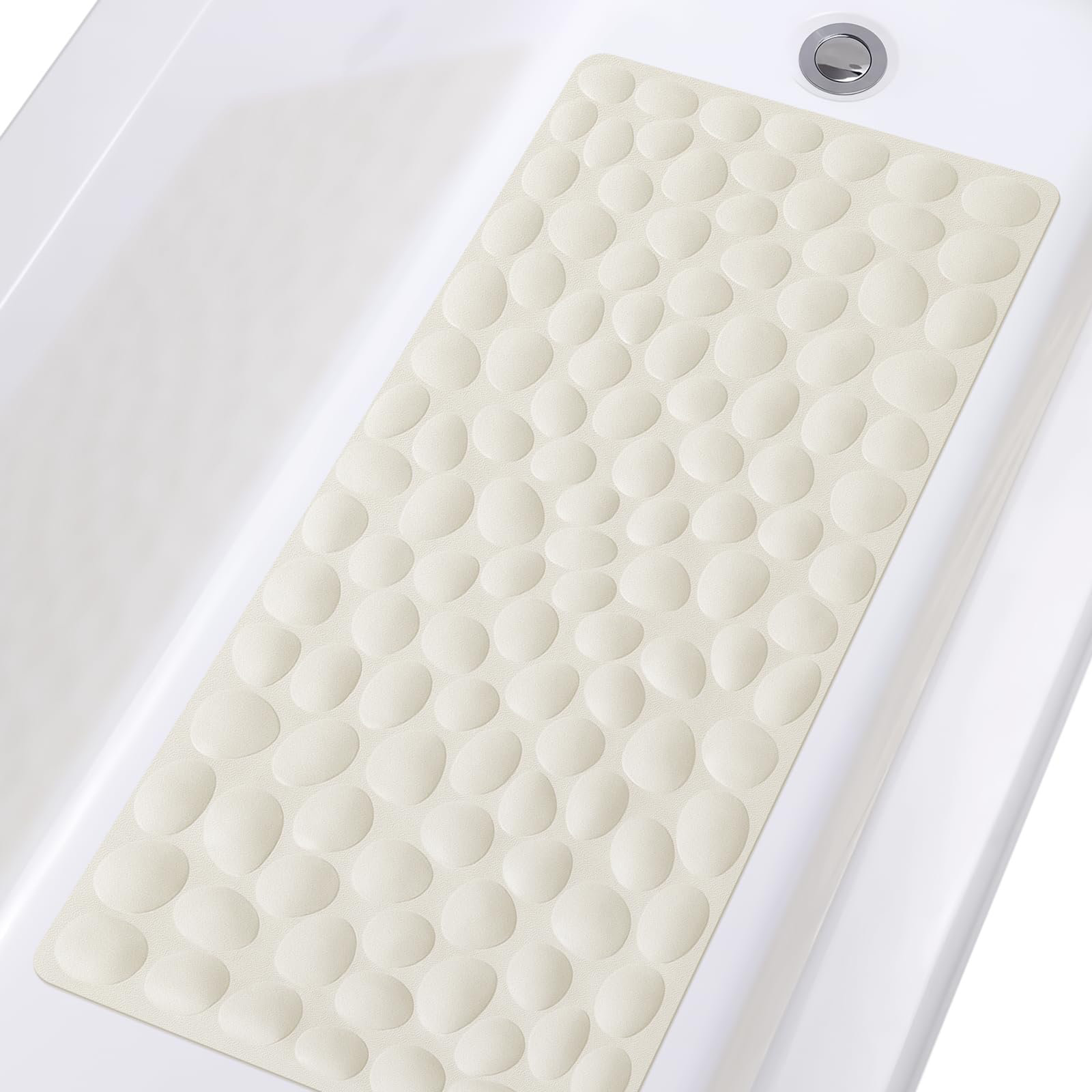 Symple Stuff Non-Slip Soft Rubber Bathroom Mat With Strong Suction Cup ...