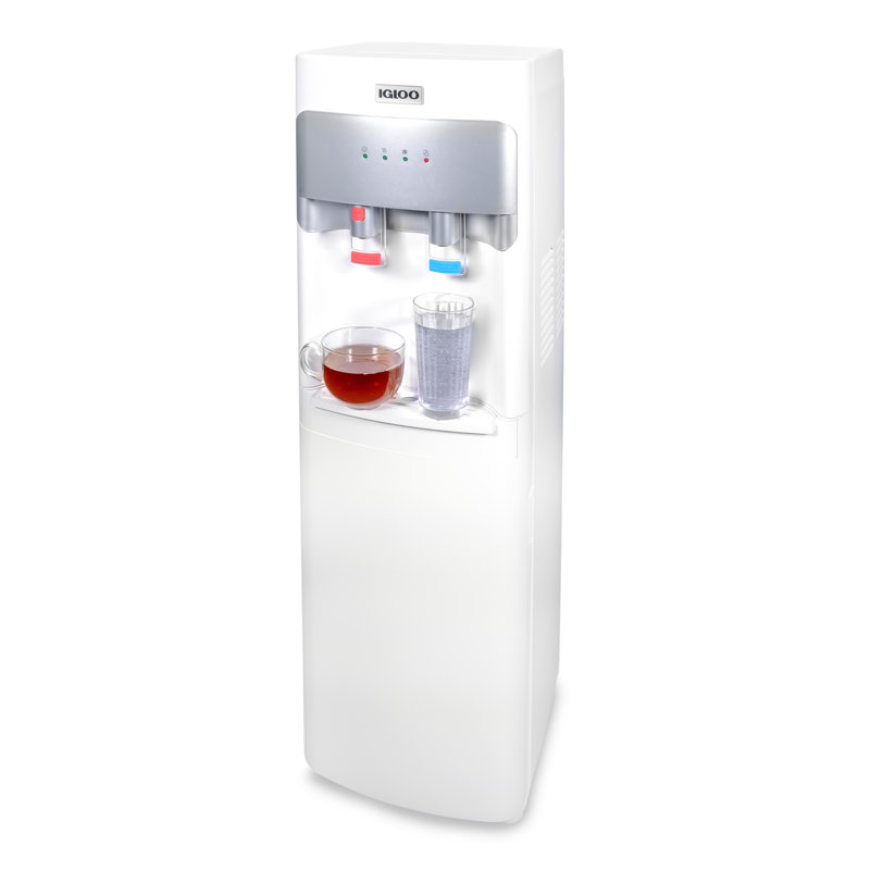 Igloo White Freestanding Bottom Loading Electric Water Dispenser ...
