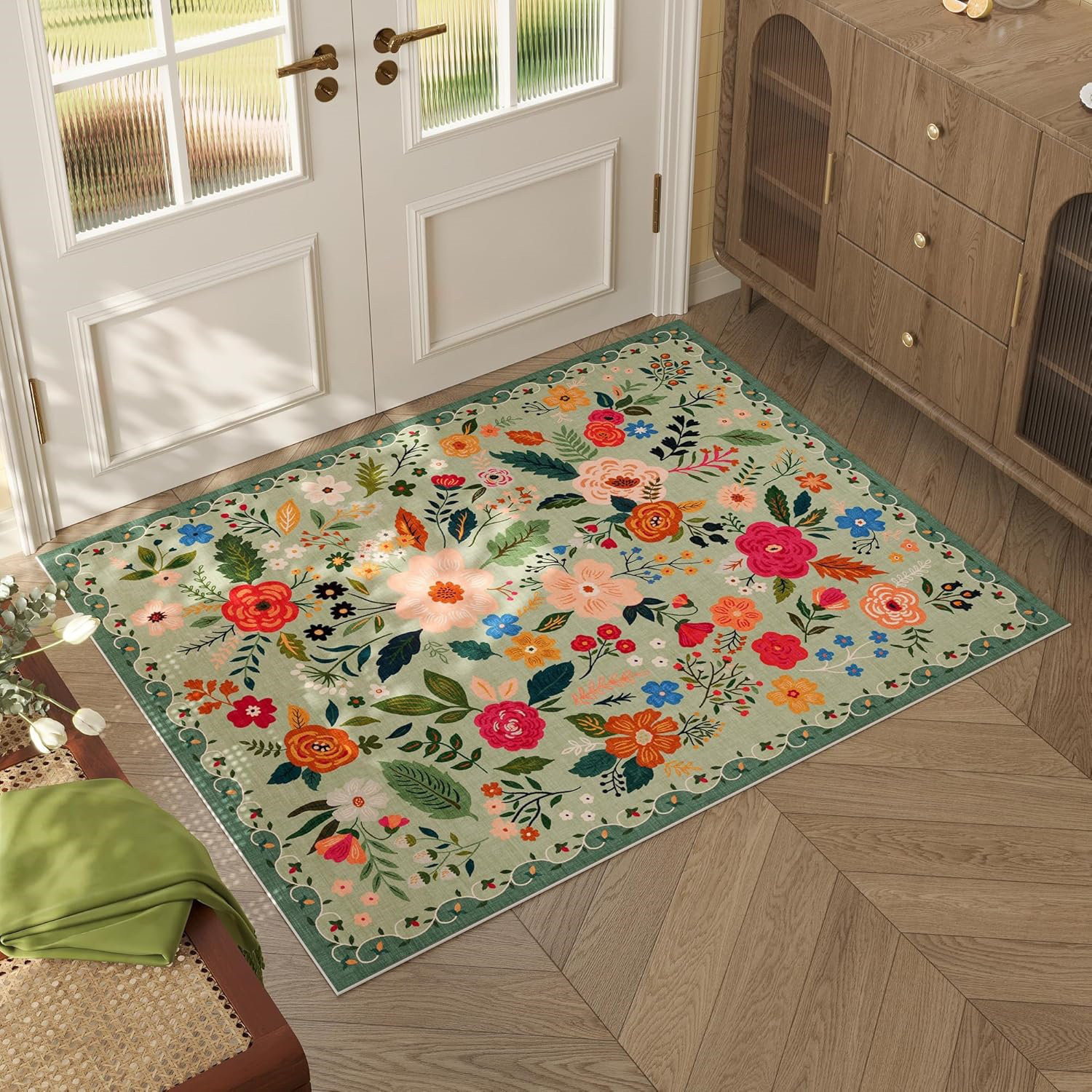Lark Manor™ Door Mat Indoor Entrance 2X3 Rug Machine Washable Boho ...