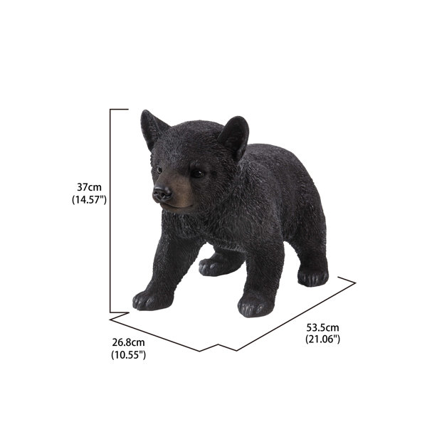 Hi-Line Gift Ltd. Bear Cub Walking Statue & Reviews | Wayfair