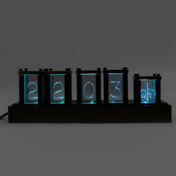 Brayden Studio® Digital Acrylic Electric Tabletop Clock | Wayfair