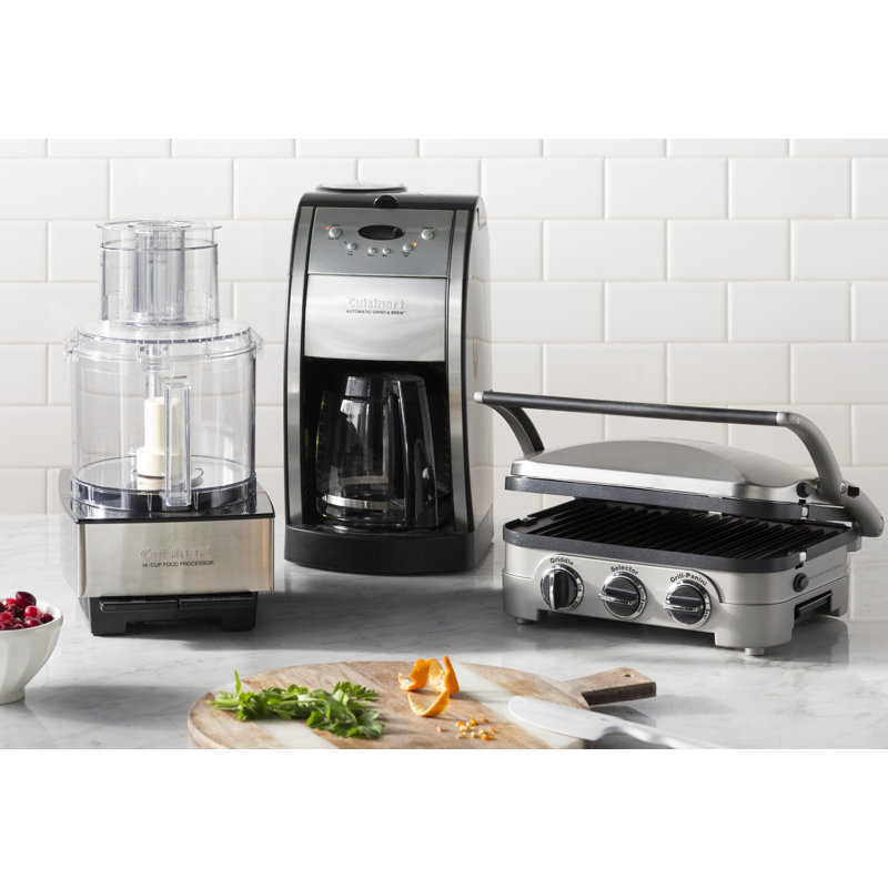 Cuisinart Stainless Steel Griddler, 5-in-1 Panini Press, Sandwich Maker ...
