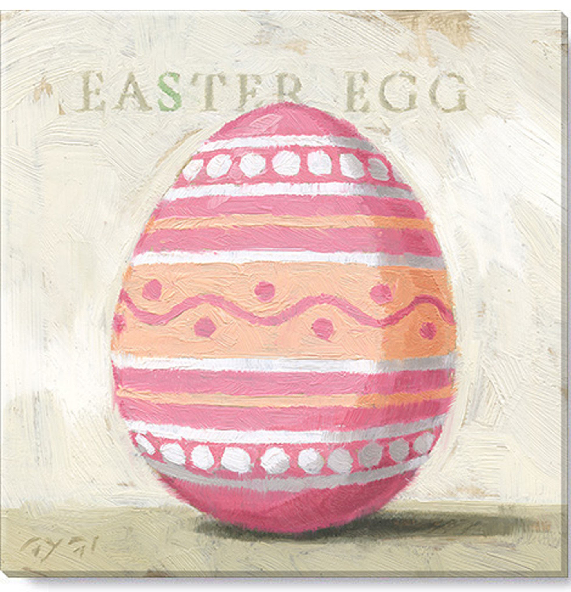 Darren Gygi Home Collection " Pink Easter Egg " by Darren Gygi | Wayfair