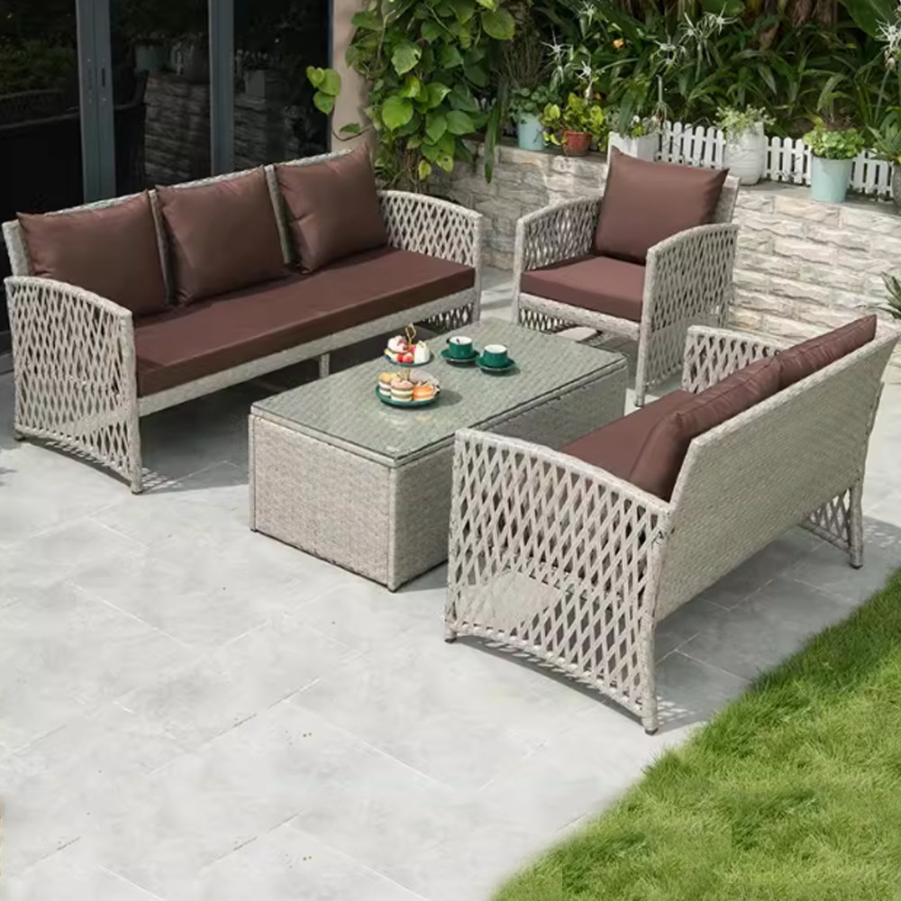 Red Barrel Studio® Jamelle 6 - Person Outdoor Seating Group with ...