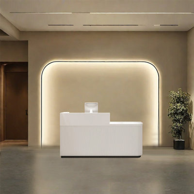 Artistic Soul XKX Premium Furniture Rectangular Modern Front Desk ...