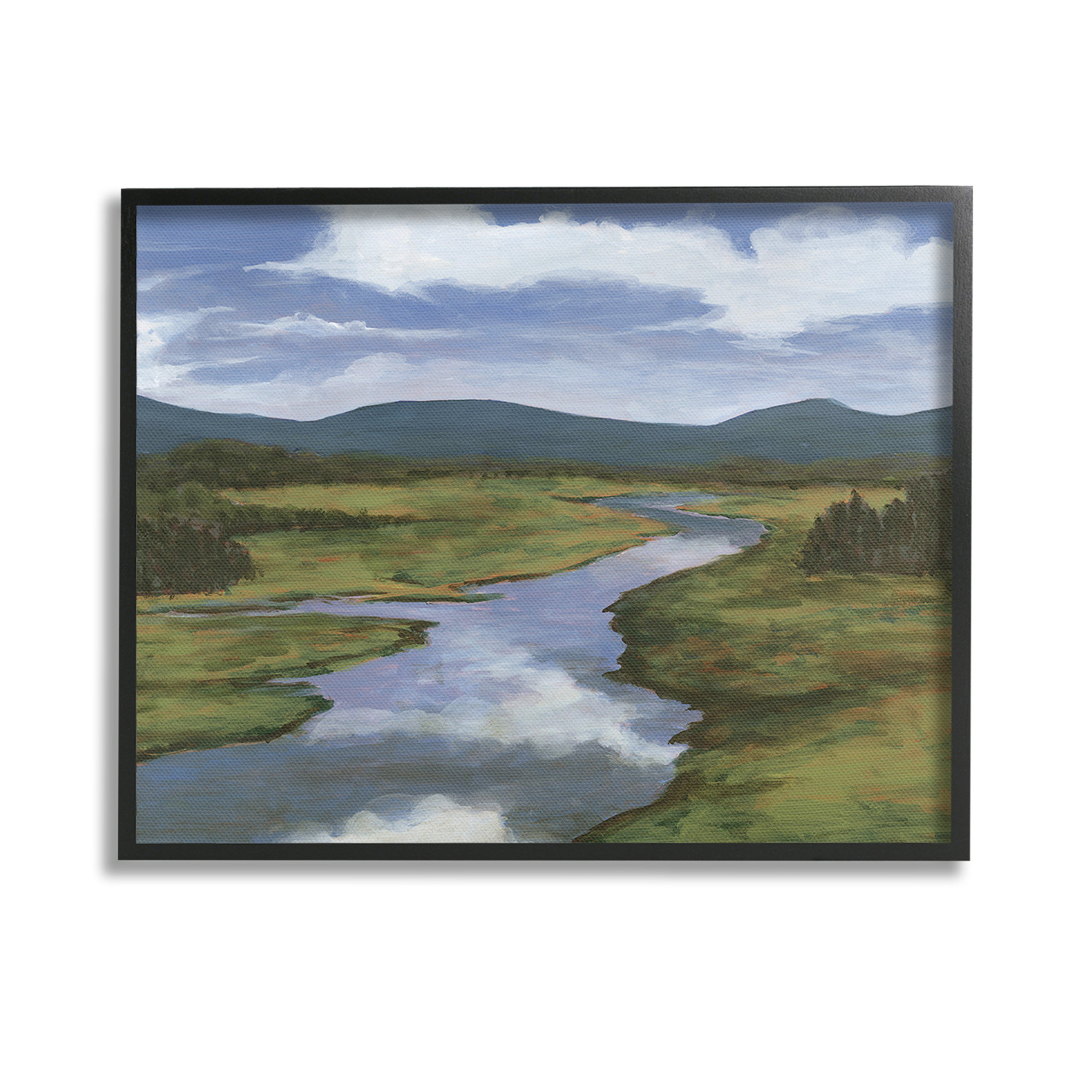 Millwood Pines RiverwithCloudReflectionGicleeArtbyMichaelWillett | Wayfair