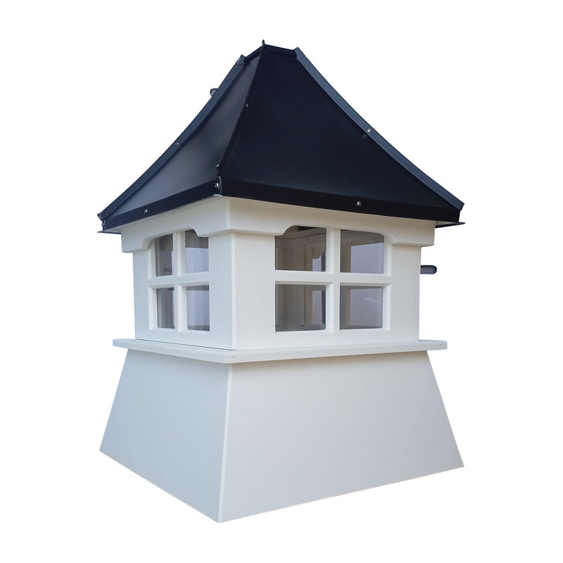 Arlmont & Co. Sowers 20 In. X 20 In. X 32 In. Composite Vinyl Cupola ...