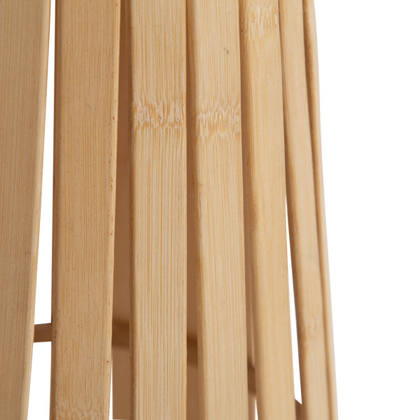 George Oliver Ryniah Drink End Table 10x10x23 White, Natural & Reviews ...