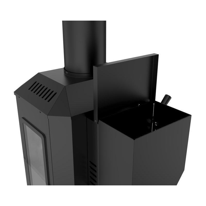 NUUK Outdoor Wood Pellet Heater with Glass Window & Reviews - Wayfair ...