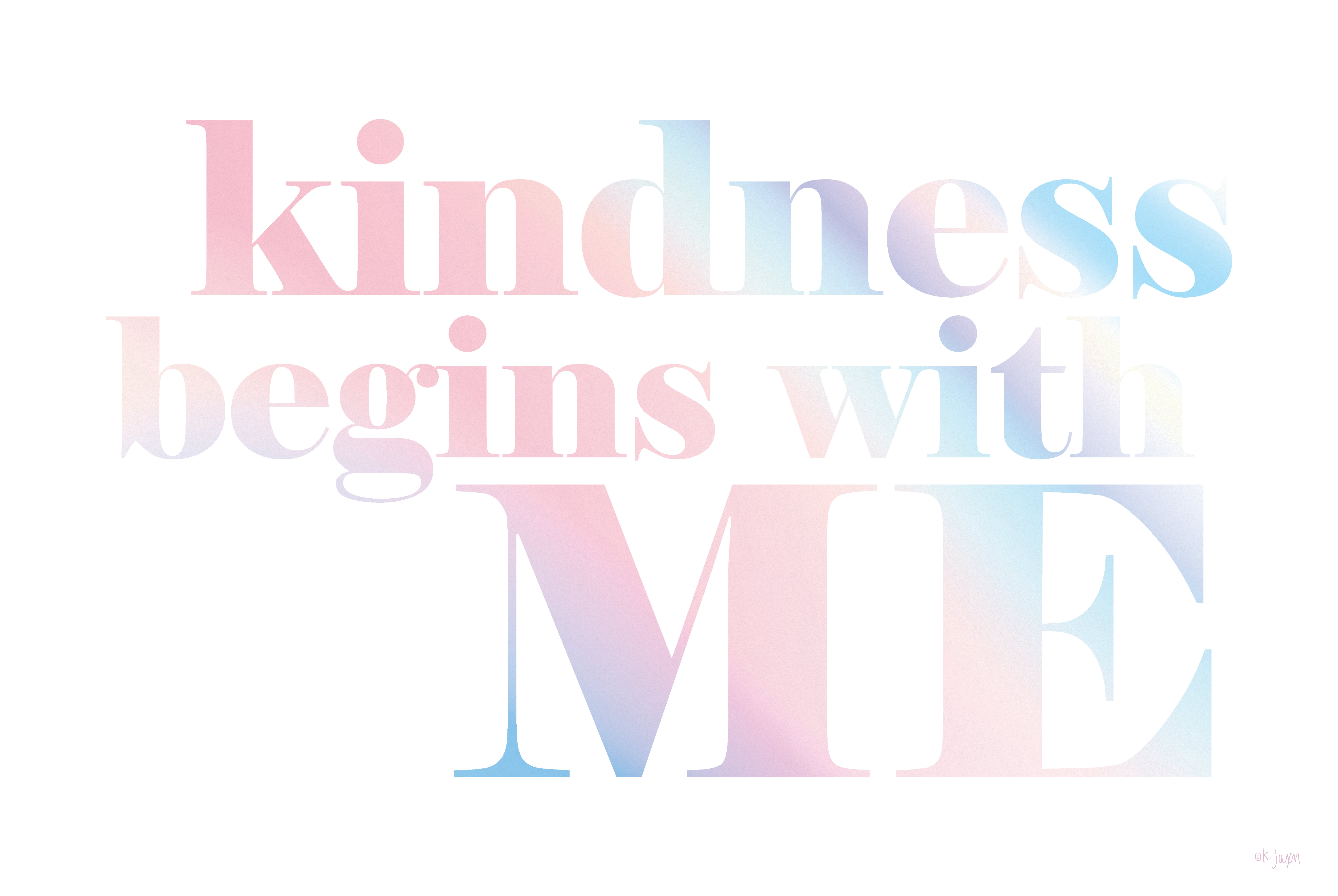 Trinx Kindness Begins With Me by Jaxn Blvd. | Wayfair