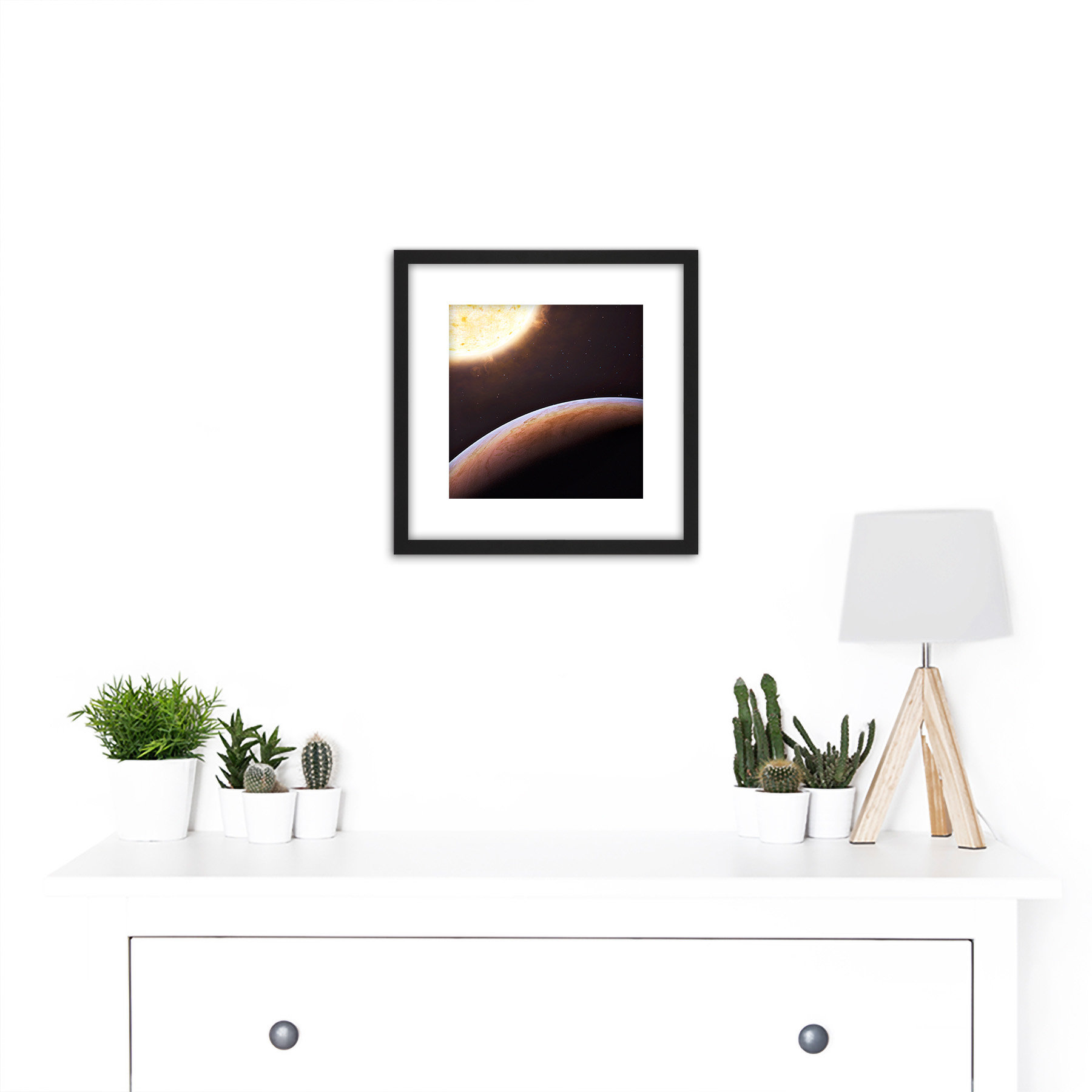 Metro Lane Space ESO Planet HIP13044b Orbit Star - Picture Frame ...