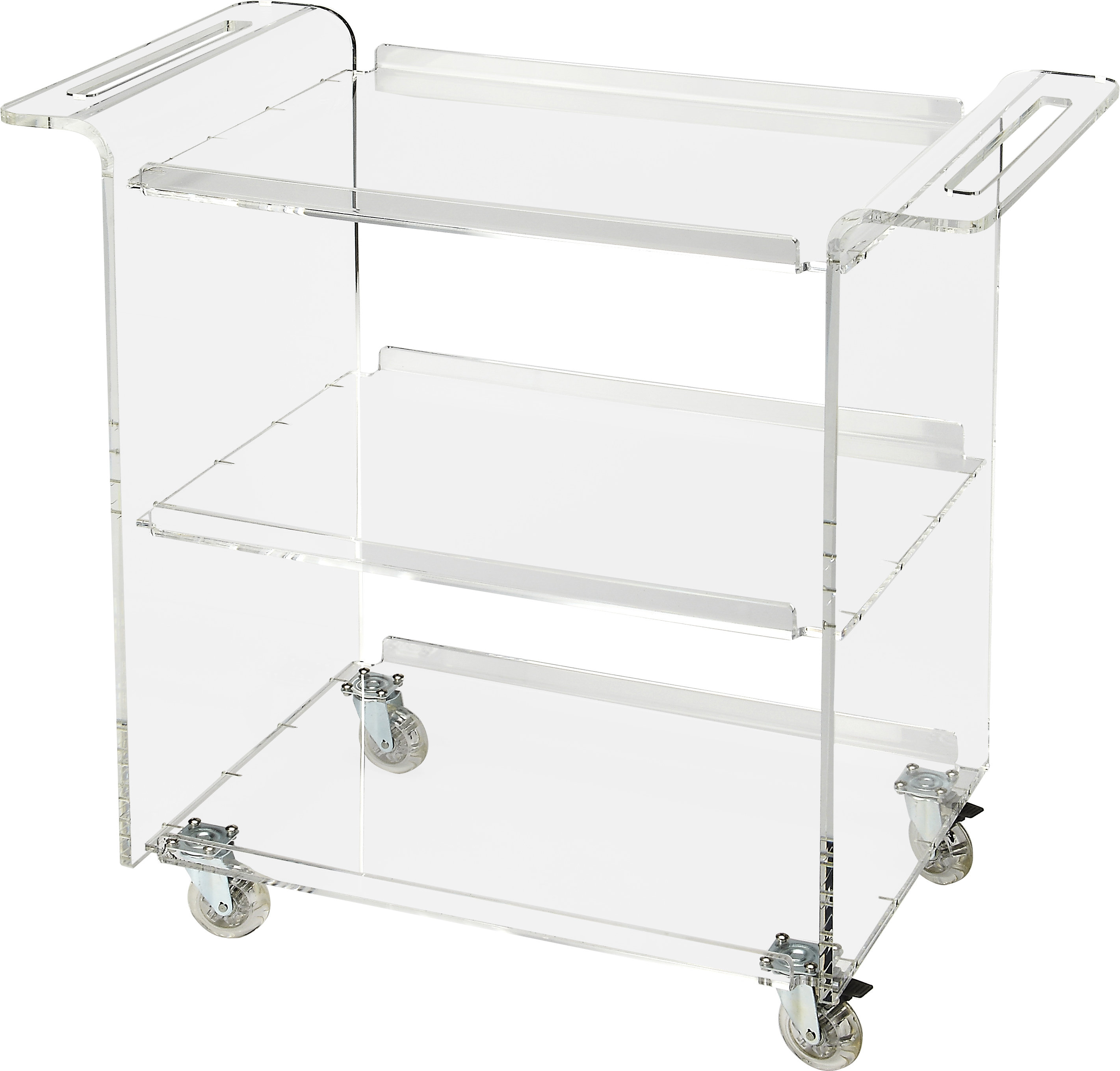 Butler Runyan Acrylic Trolley Bar Cart & Reviews - Wayfair Canada