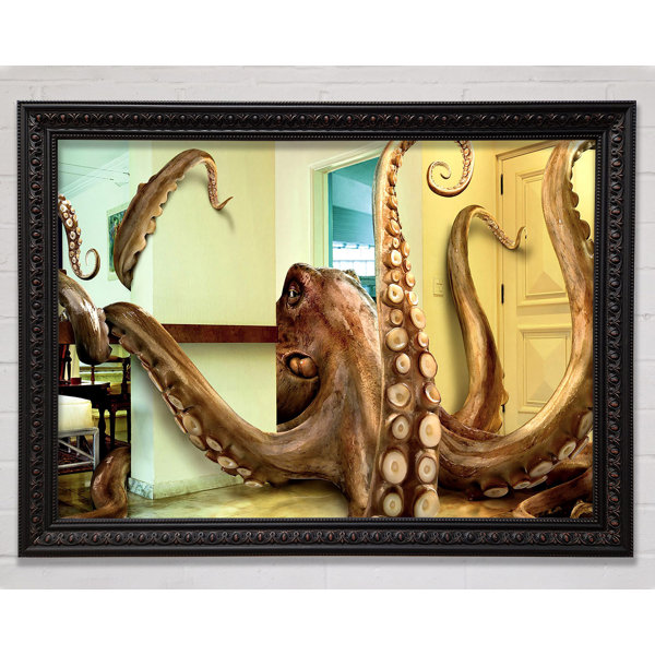 Bright Star Octopus Invasion - Single Picture Frame Print | Wayfair.co.uk