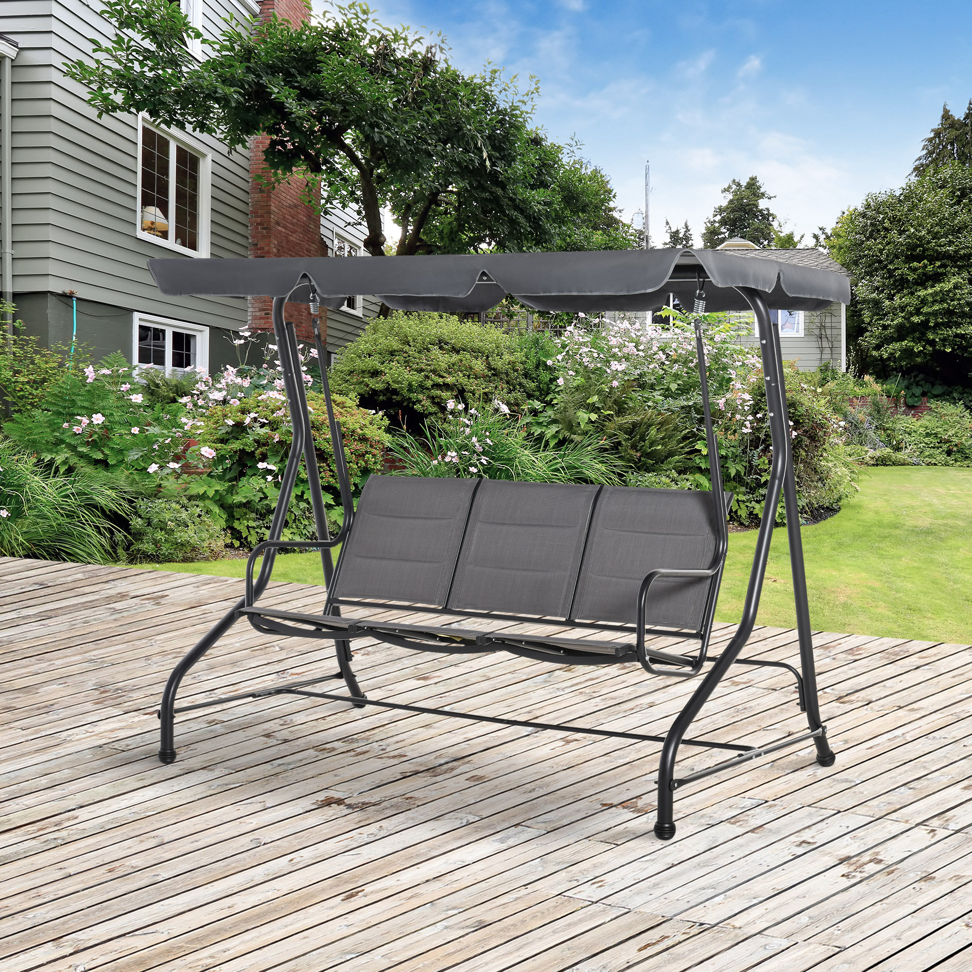Red Barrel Studio® Jusra Porch Swing with Stand - Wayfair Canada