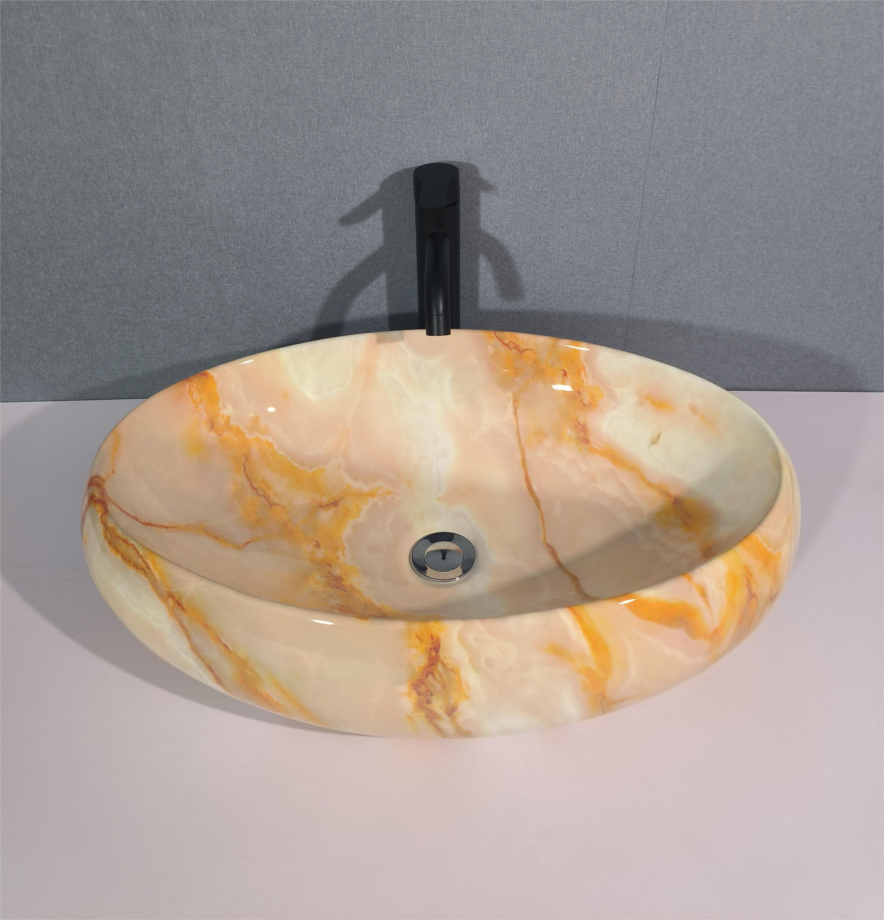 Qierao 16'' Marbling Bathroom Sink - Wayfair Canada