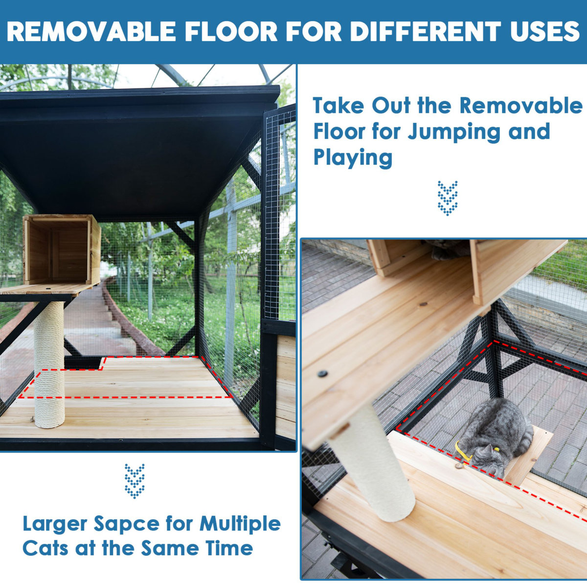 Tucker Murphy Pet™ Geniah Portable Cat Cage & Reviews | Wayfair