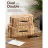 TIDITA Wicker Large Cable Management Box - Cord Box Hider For Home ...
