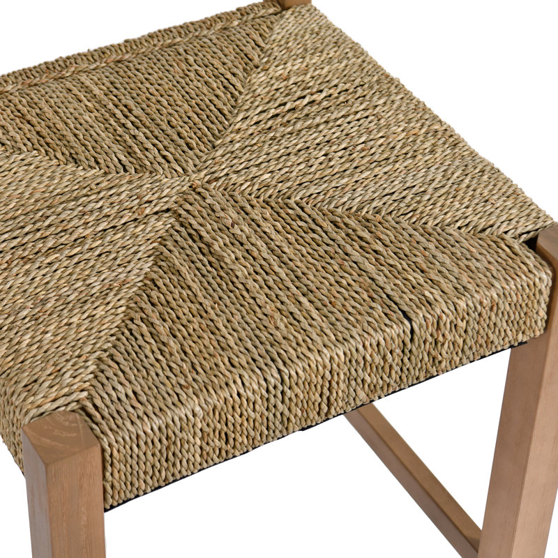 Bay Isle Home™ Cledia 21" Wide Rustic Farmhouse Style Solid Wood Ratten ...