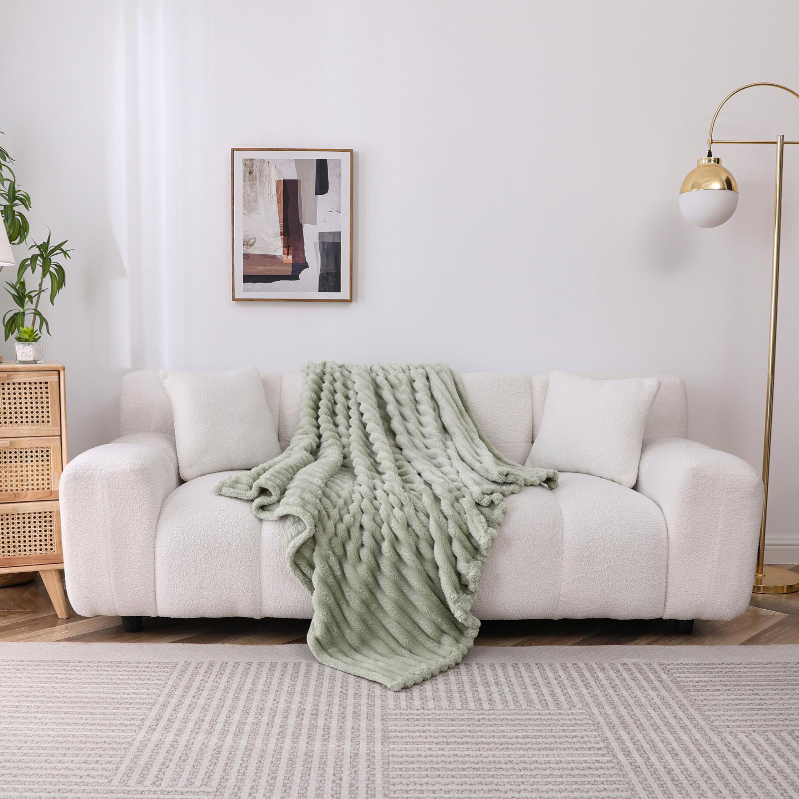 Kate Aurora Plush Throws By Kate Aurora Throw Blanket | Wayfair