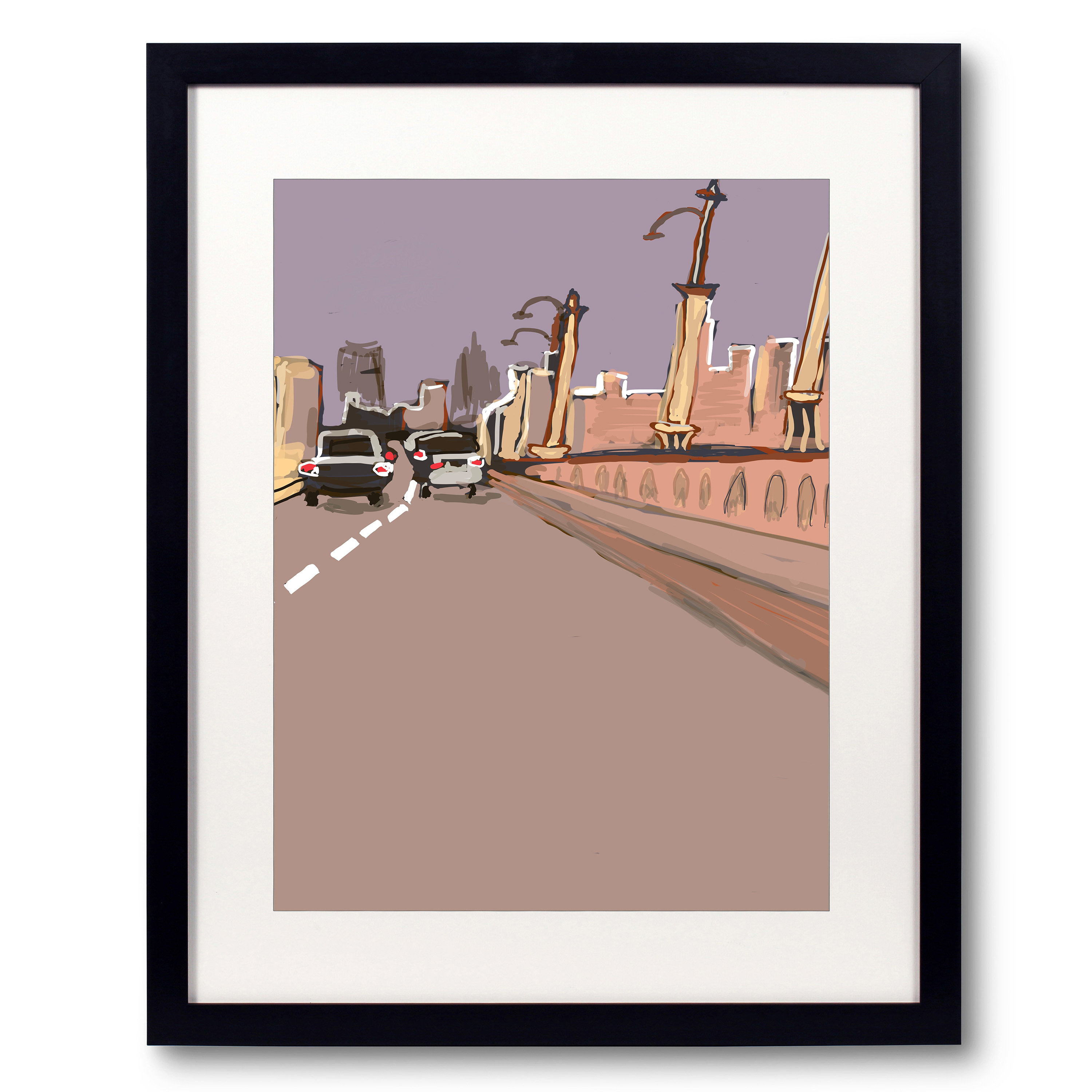 Made & Curated Bridge over the LA River by Deborah Blum - Picture Frame ...