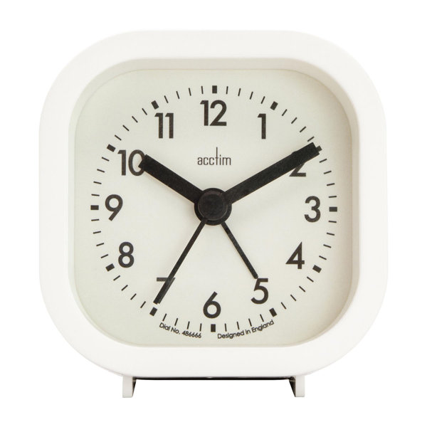 Acctim Analog Quartz Alarm Tabletop Clock | Wayfair.co.uk