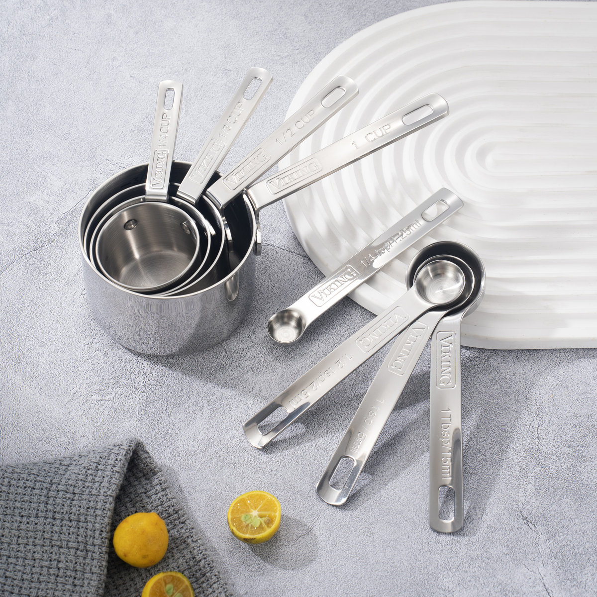 Viking 4pc Stainless Steel Measuring Spoon Set | Perigold