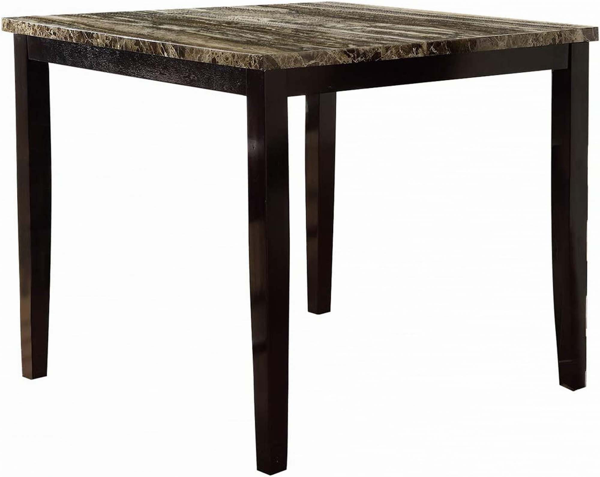 Winston Porter Dining Table Faux Marble Top | Wayfair