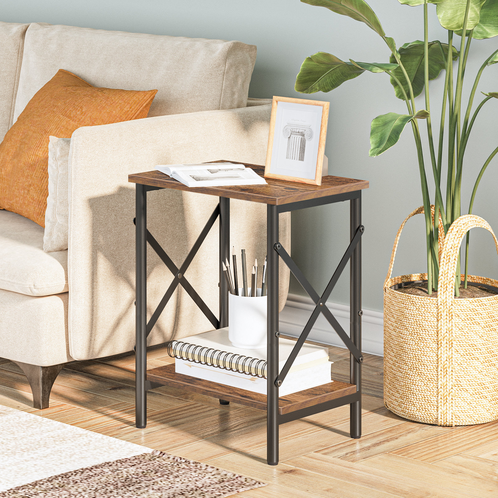 17 Stories 19.9'' Tall Small End Table & Reviews | Wayfair