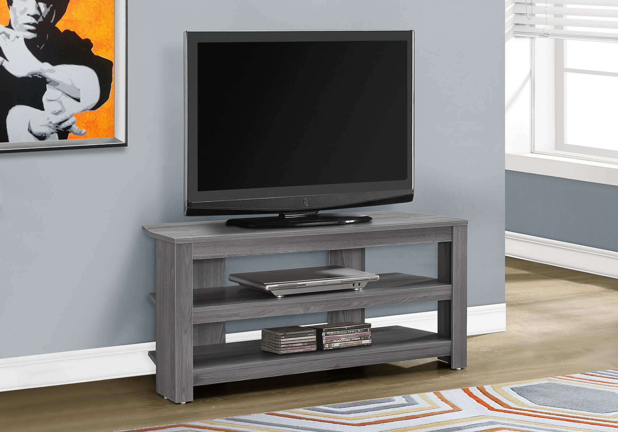 Latitude Run® Tv Stand, 42 Inch, Console, Media Entertainment Center ...