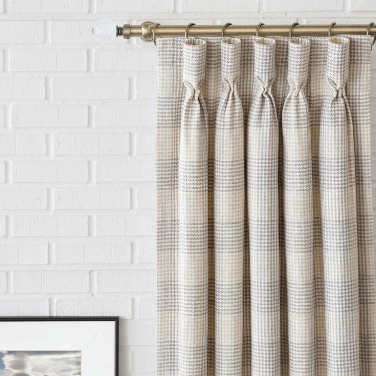 Eastern Accents Kelso Rayon / Viscose Room Darkening Curtain Single ...