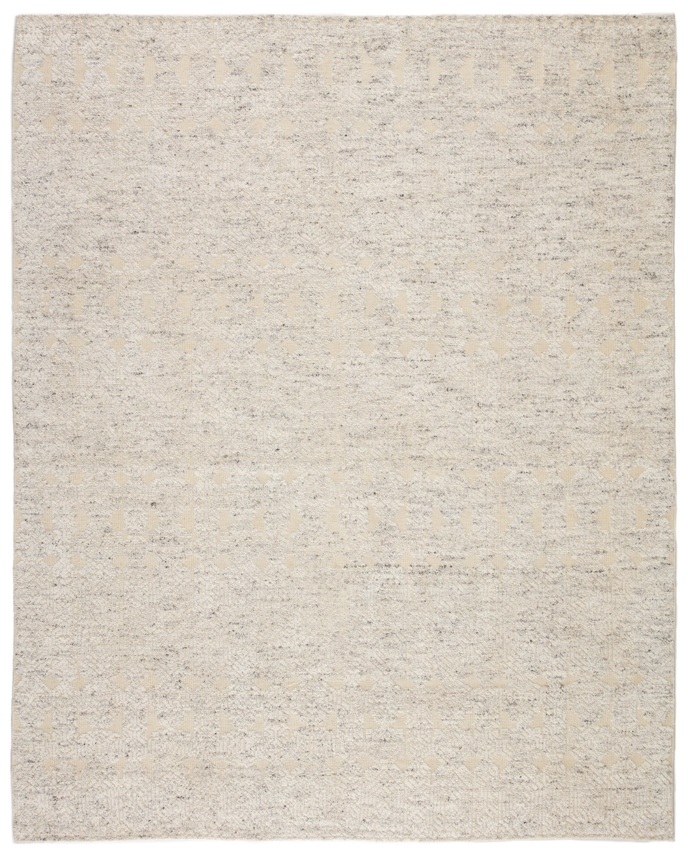 Isabelline Tapis unique en laine noué à la main gris nouvel âge 8 pi x ...