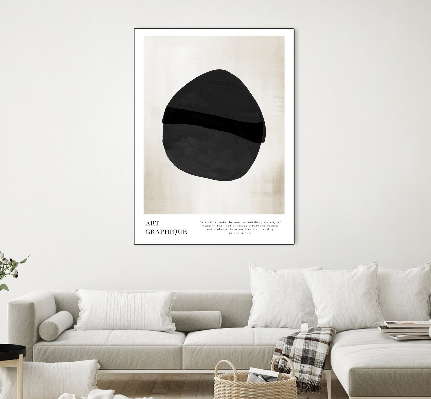 Orren Ellis Art Graphique' Framed Canvas | Wayfair