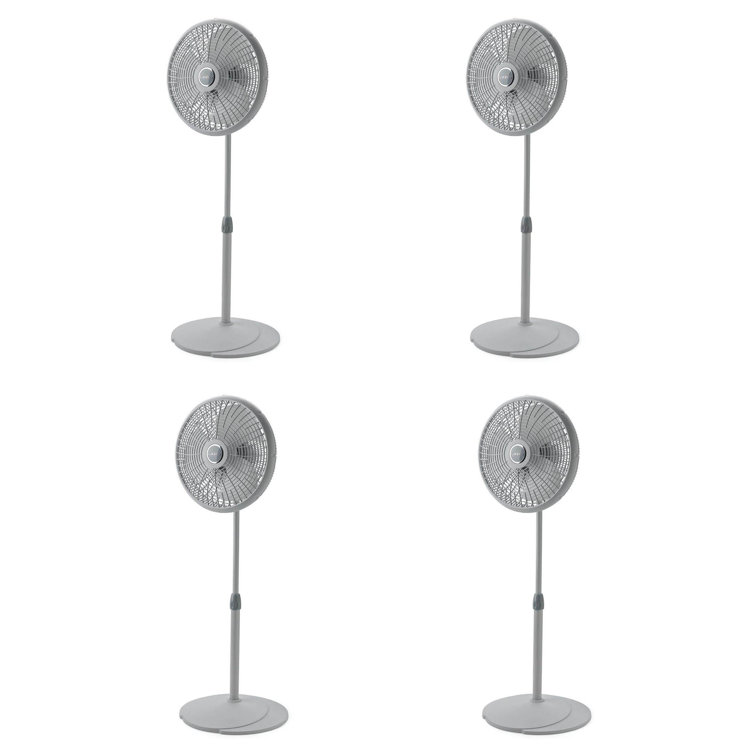 Lasko 16 Inch 3 Speed Adjustable Oscillating Performance Pedestal Fan ...